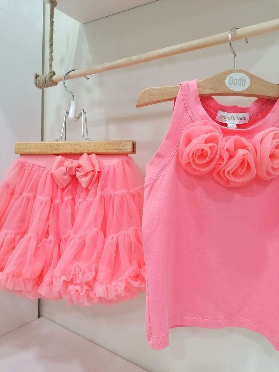COMPLETO CORAL ANGEL'S FACE – Dodo Babies Boutique